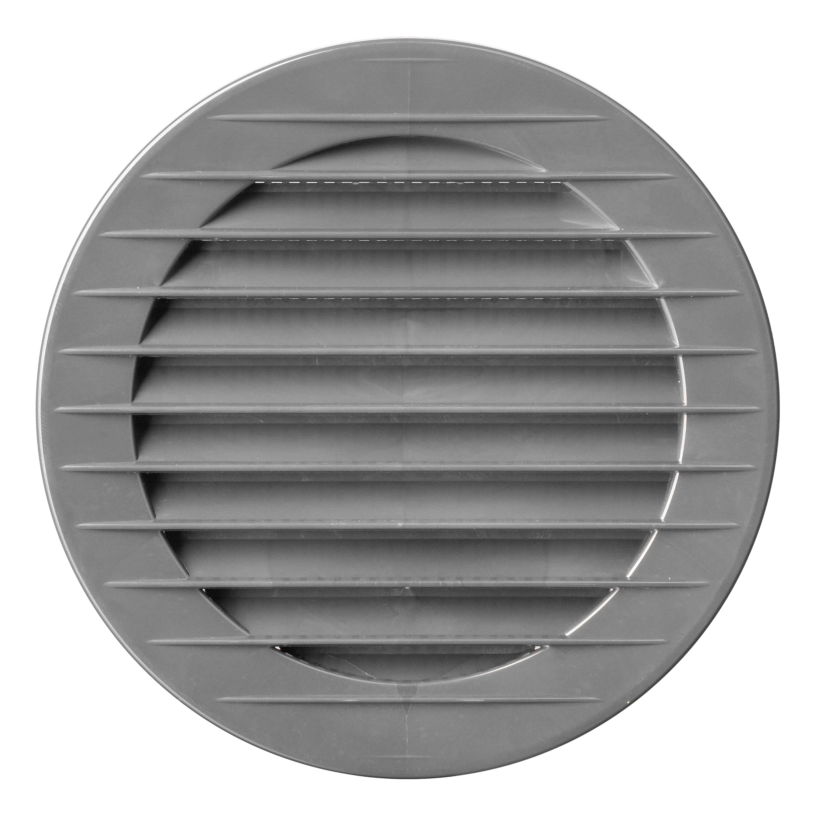 Kratka wentylacyjna fi 90 szara skośna fi 90 | Mikavent.pl