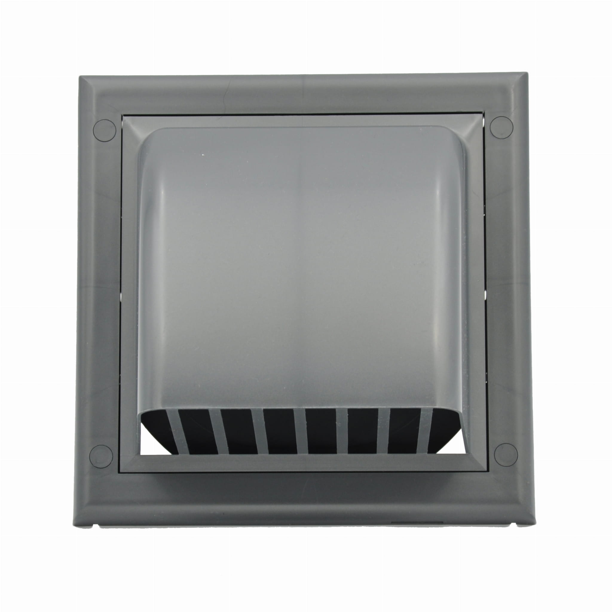 Kratka wentylacyjna z zaworem zwrotnym fi 150 grafitowy Kanały i kształtki okrągłe z tworzywa ...