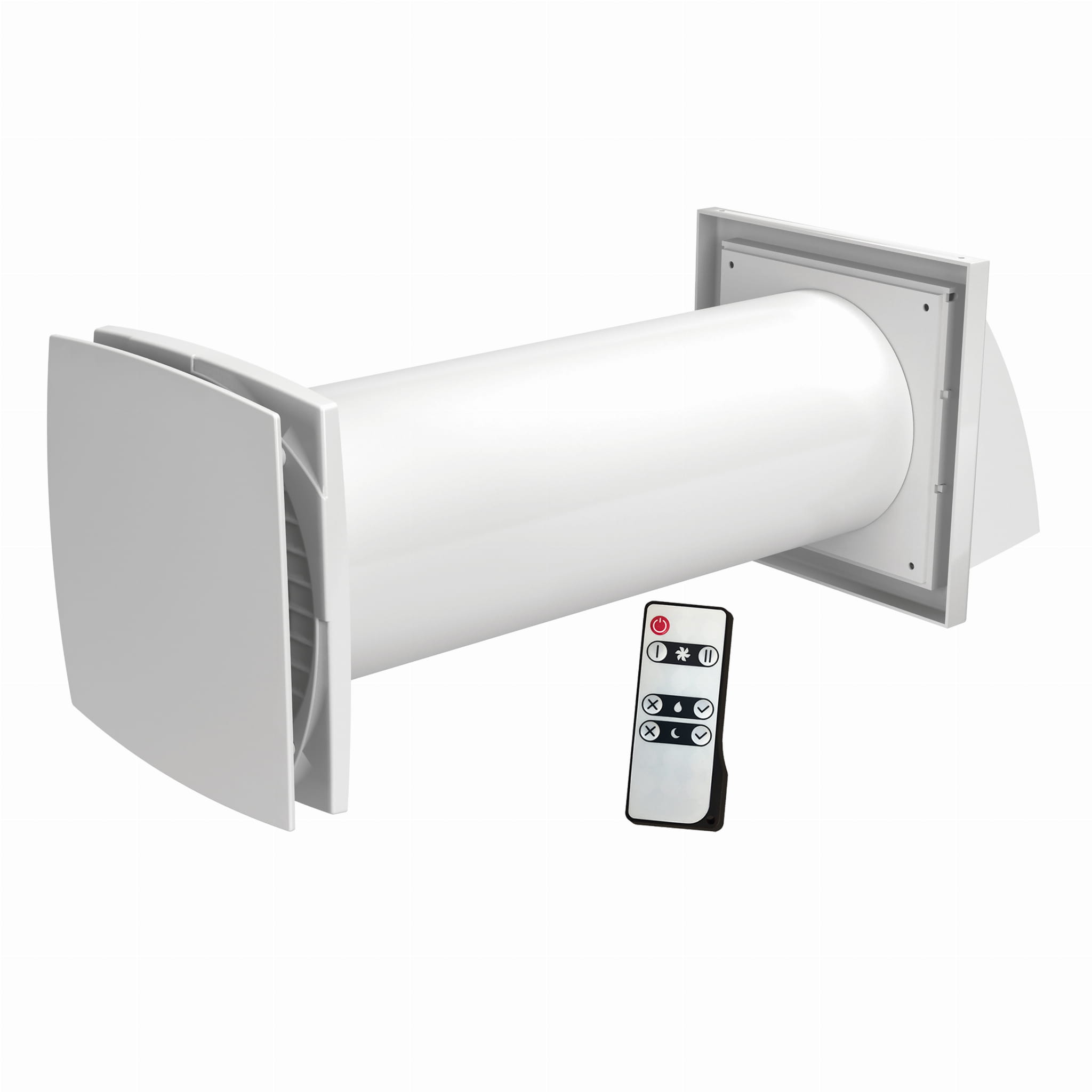 Rekuperator ścienny kompaktowy Ventika Solo+ 125 z pilotem Rekuperatory ...